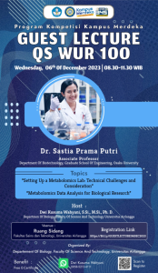 PROGRAM KOMPETISI KAMPUS MERDEKA“GUEST LECTURE QS WUR 100” SESI 2 - S1 Biologi Fakultas Sains ...